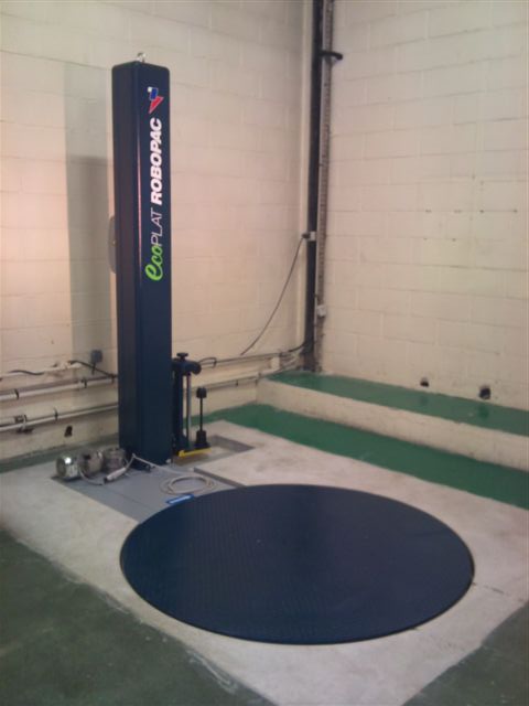 Banderoleuse encastré dans sol - filmeuse encastrement dans sol